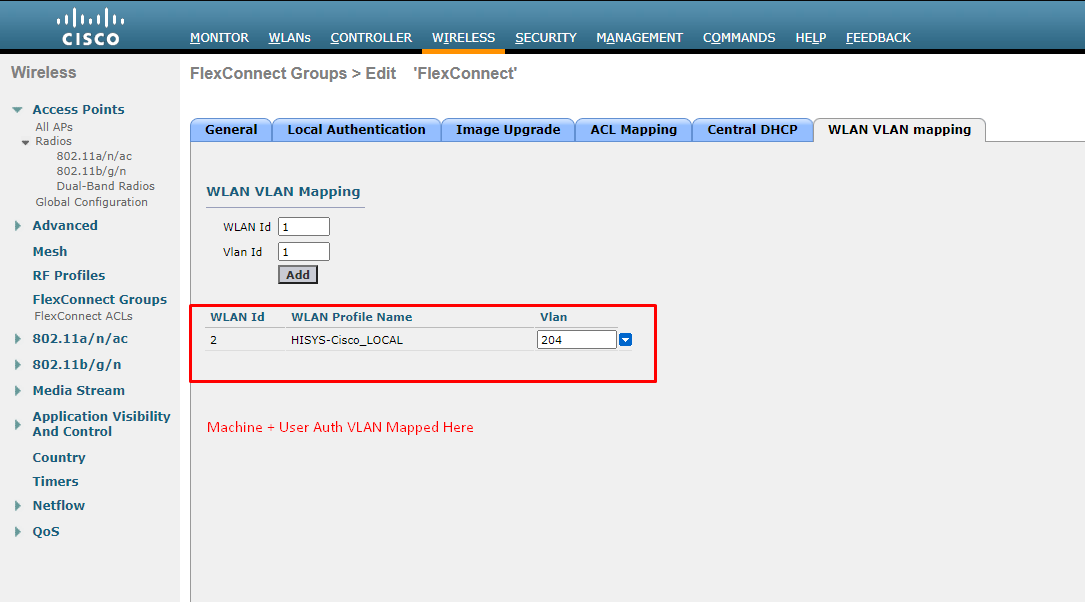 Dynamic Vlan Assignment Using Clearpass To Cisco Flexconnect Not Working Cisco Community